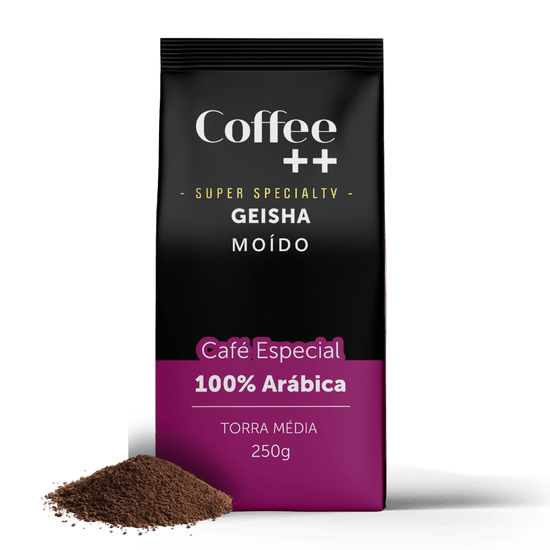 Café Coffee Mais Geisha | Café torrado e moído especial - 250 gramas